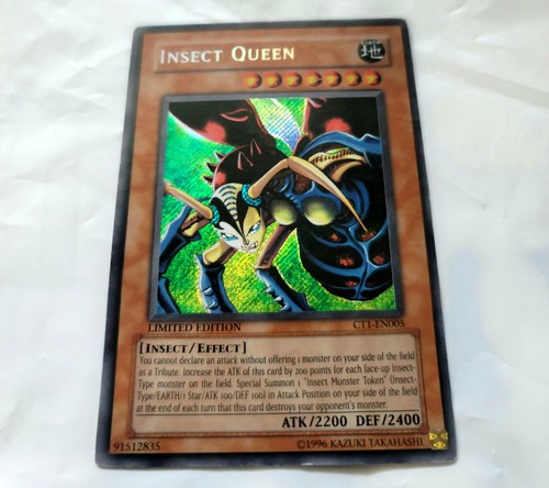 Yu-Gi-Oh! Insect Queen CT1-EN005 Limited Secret Rare Near Mint | eBay