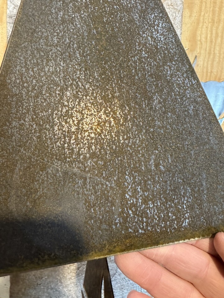 Large Handmade Joe Coniff North Country Style Triangle Wind Chime Bell ...