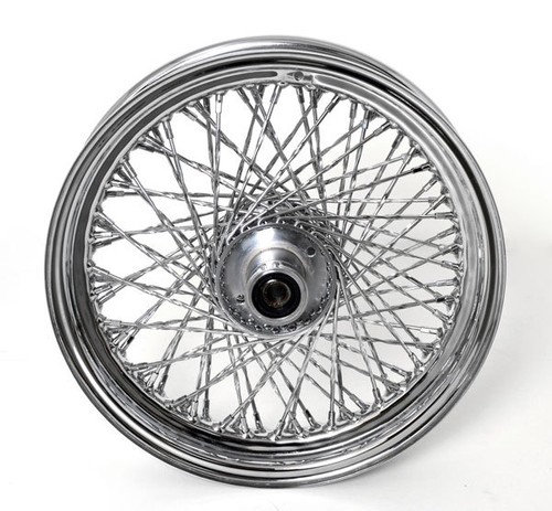 80 TWISTED SPOKE 16" FRONT WHEEL 16 X 3 HARLEY SOFTAIL FLSTF FAT BOY ...