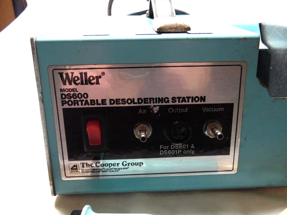 Weller DS600 Portable Desoldering Station with DS602 Power Supply ...