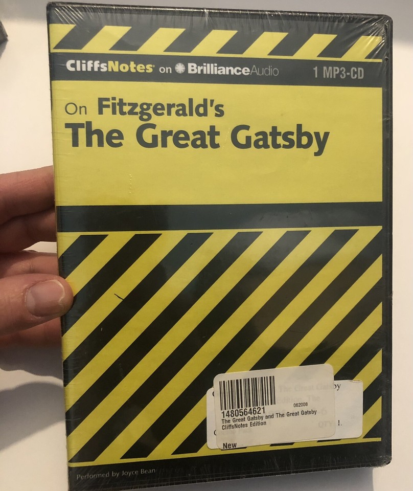 The Great Gatsby MP3-CD Audiobook Unabridged w/ Cliff Notes S1D24 | eBay