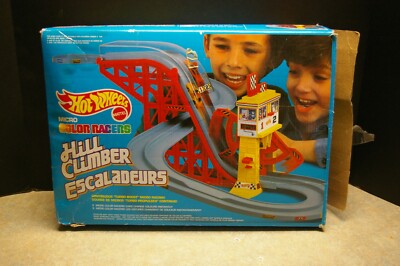 VINTAGE 1989 MATTEL HOT WHEELS MICRO COLOR RACERS HILL CLIMBER SET 4077 ...