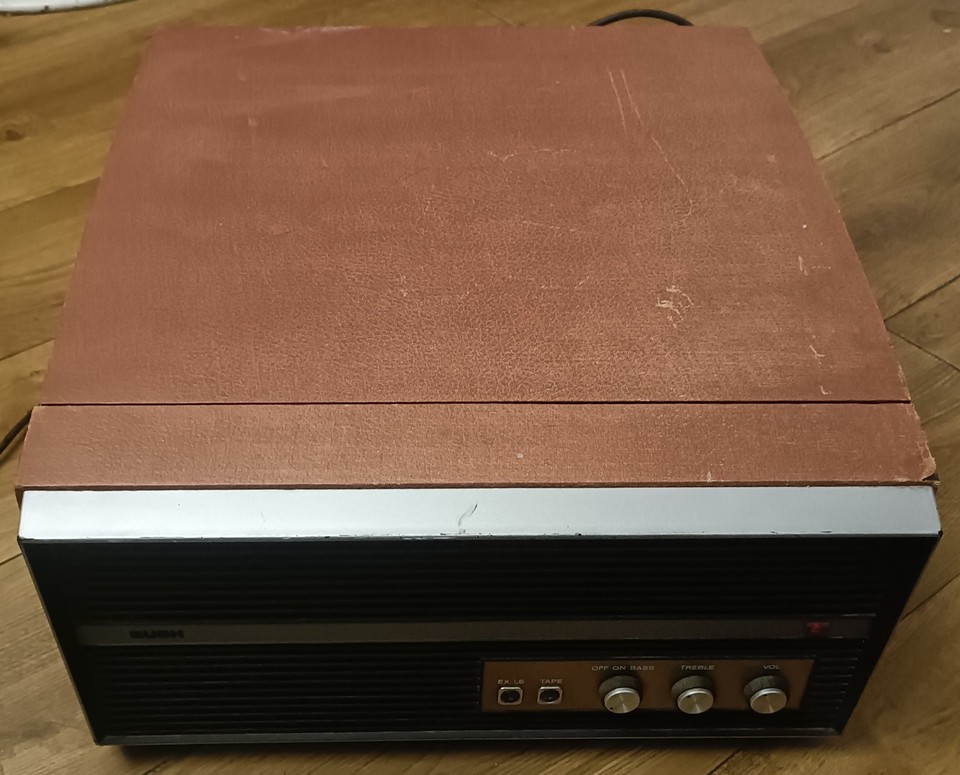 VINTAGE BUSH PORTABLE RECORD PLAYER 1960S? | eBay UK