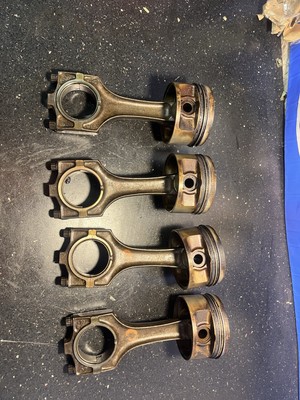 BMW E30 318is M42 M42B18 Engine Piston & Connecting Rod Set OEM | eBay UK