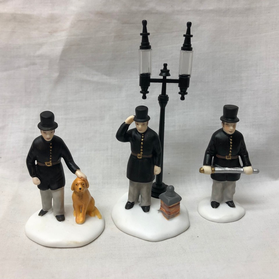 Heritage Village Collection Constables Set of 3 Figurines | eBay