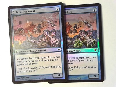 2x Foil Grixis Illusionist Conflux - Magic the Gathering Mtg - Blue | eBay