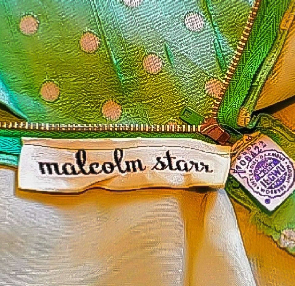 VTG 60s Jade Green Shantung Silk Polka Dot Malcolm Starr Shift Dress ...