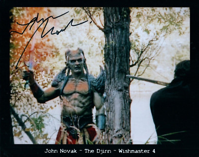 John Novak Wishmaster 4 Actor Hand Signed Autograph 8x10 Photo | eBay