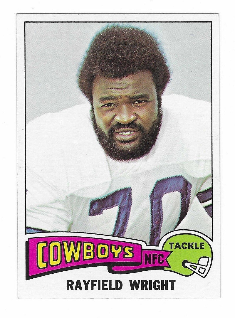 RAYFIELD WRIGHT 1975 Topps Football # 402 Dallas Cowboys HOF NM - MT | eBay