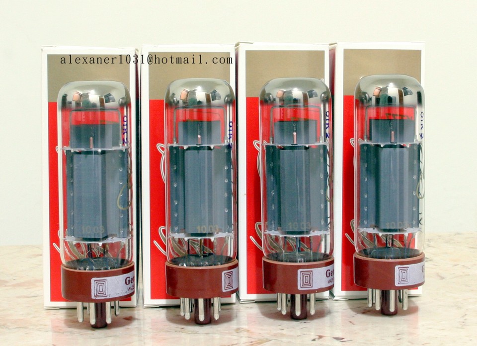 Platinum Factory Match quad Genalex Gold Lion KT-77 KT77 EL34 tubes | eBay