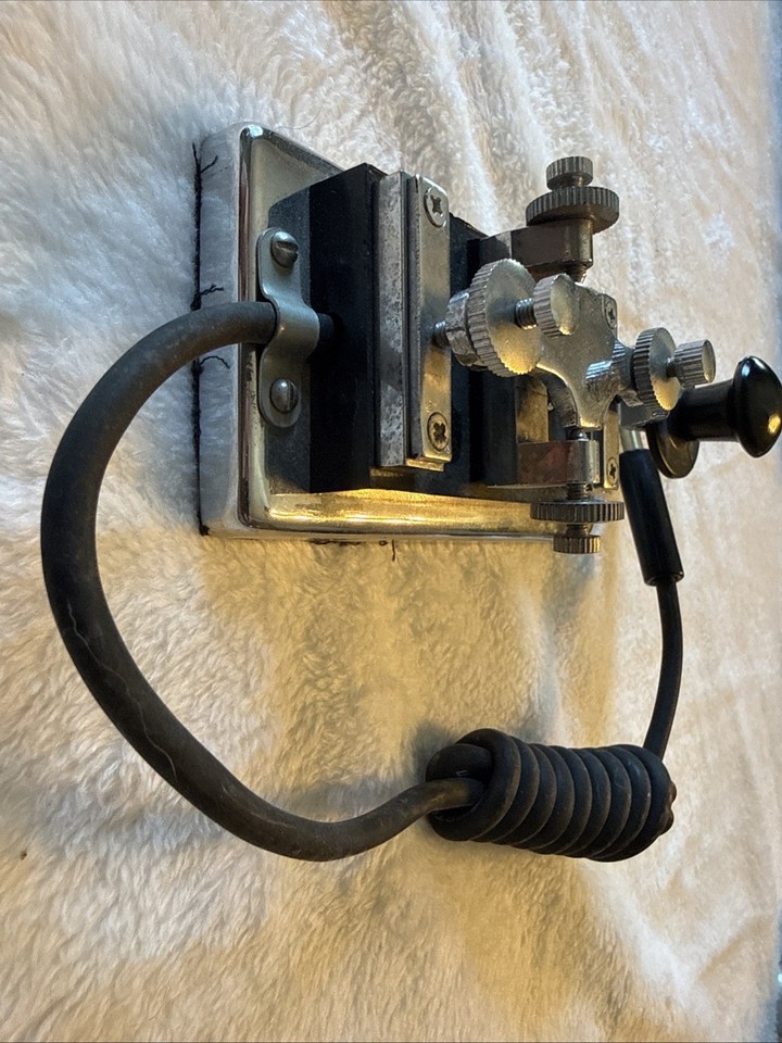 TELEGRAPH MORSE CODE STRAIGHT KEY ~ KEYER FOR HAM AMATEUR RADIO CW | eBay