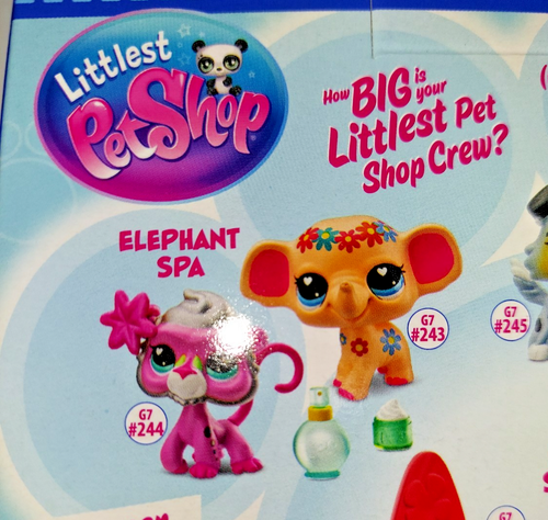 Littlest Pet Shop Lps Gen 7 G7 Wave Series 4 Pet Pairs Elephant Spa ...
