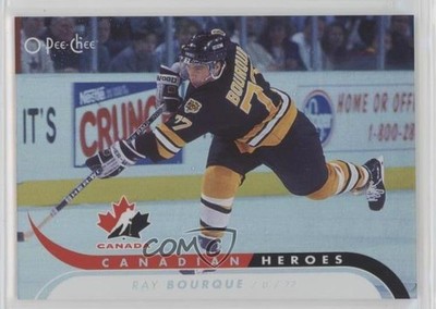 2009-10 O-Pee-Chee Canadian Heroes Rainbow Ray Bourque #CBH11 HOF 1o3 ...