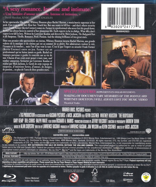 The Bodyguard (Blu-ray Disc, 2012) for sale online | eBay