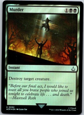 Magic the Gathering Foil Murder Assassin's Creed MTG Free Shipping! | eBay