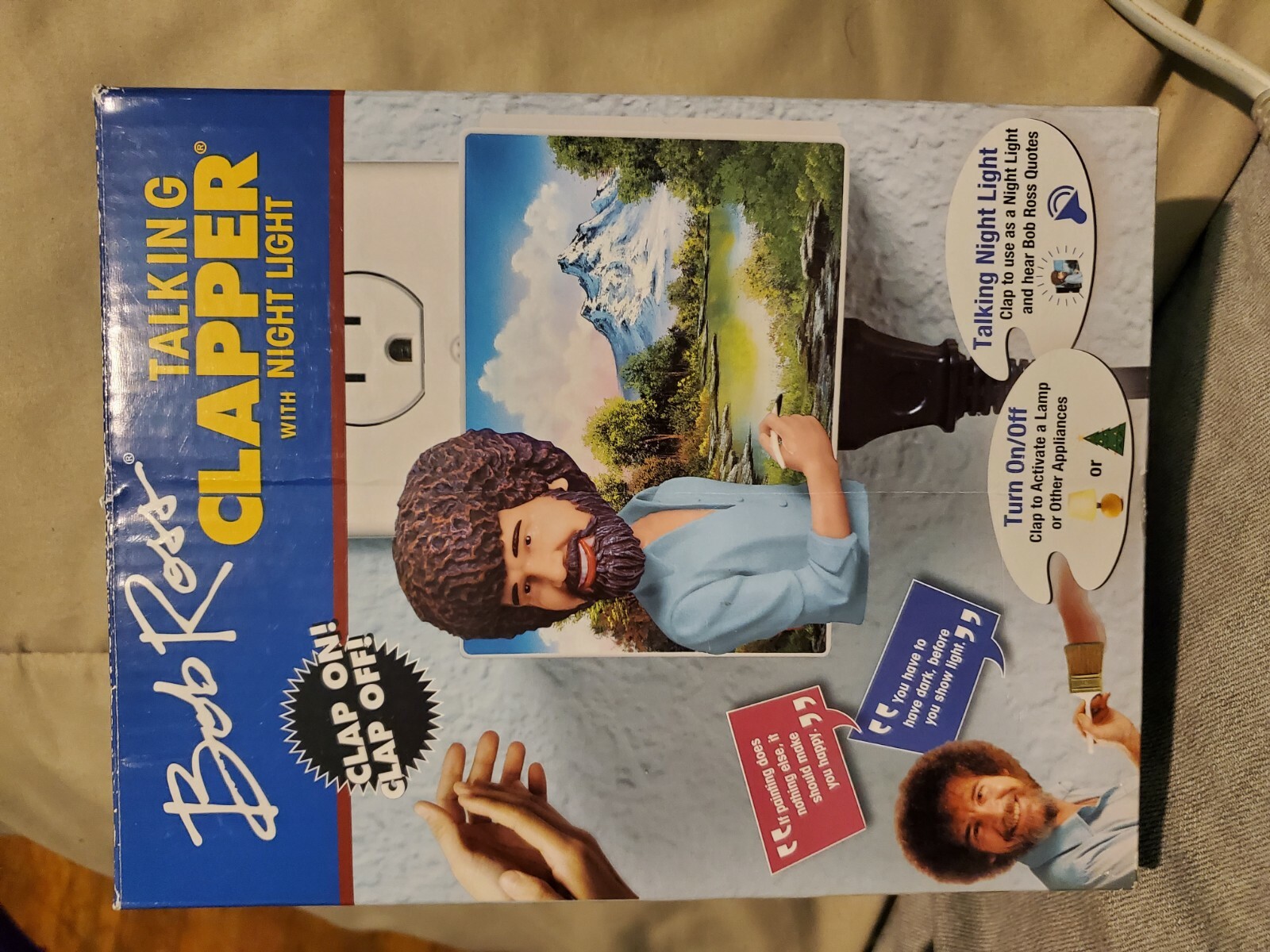 Bob Ross Talking Clapper Sound Activated Switch | eBay