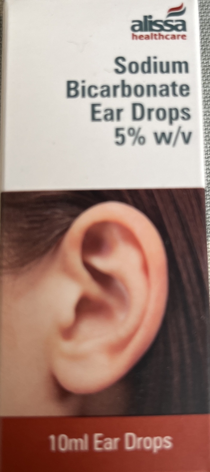 Sodium Bicarbonate Ear Drops 10ml - A Gentle Treatment For Ears Exp:06/ ...