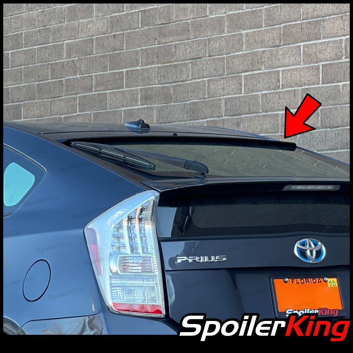 SpoilerKing Rear Window Roof Spoiler (Fits: Toyota Prius 2010-2015 ...