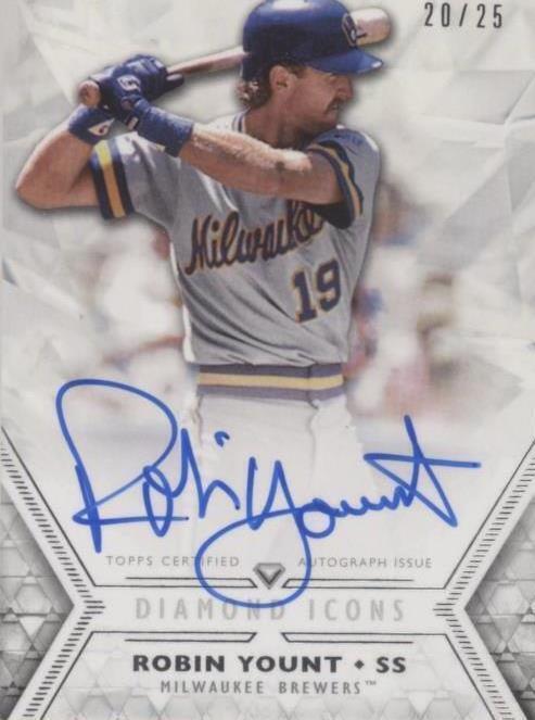 2018 Topps Diamond Icons - Autographs Robin Yount #AC-RY /25 (AU) for ...