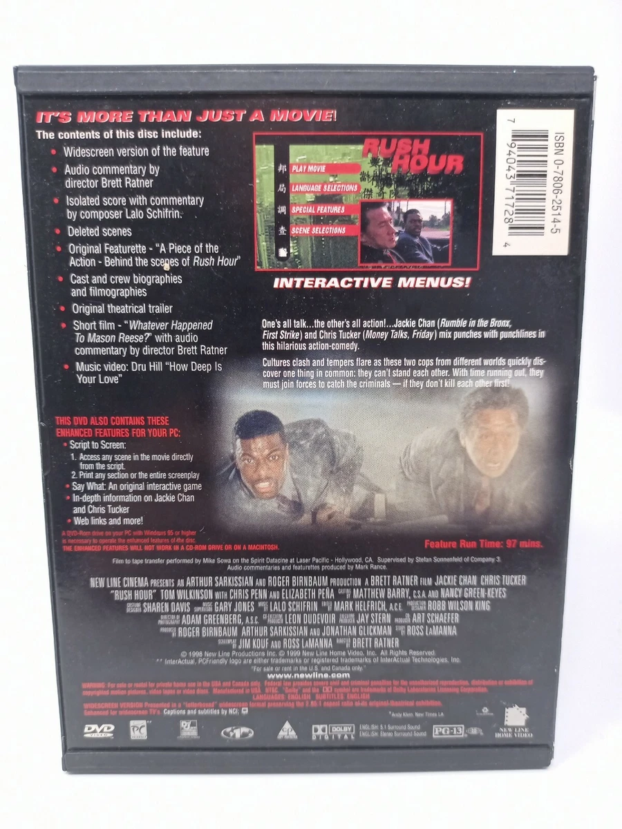 Rush Hour 1998 Blu Ray
