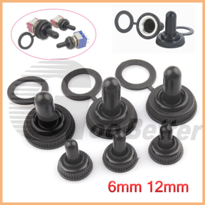 Toggle Switch Waterproof Cover Cap Rubber Boot 6mm 12mm Waterproof ...