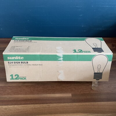 Sunlite Bulbs S14 Sign Bulbs 12 Pack Green (contractor) | eBay