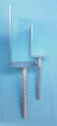 HEAVY DUTY GALVANISED L TYPE SHAPE WITH PIN FENCE POST ANCHOR SUPPORT ...