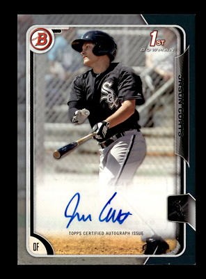 2015 Bowman 1st #PA-JC Jason Coats Paper Prospect Auto RC Silver White ...