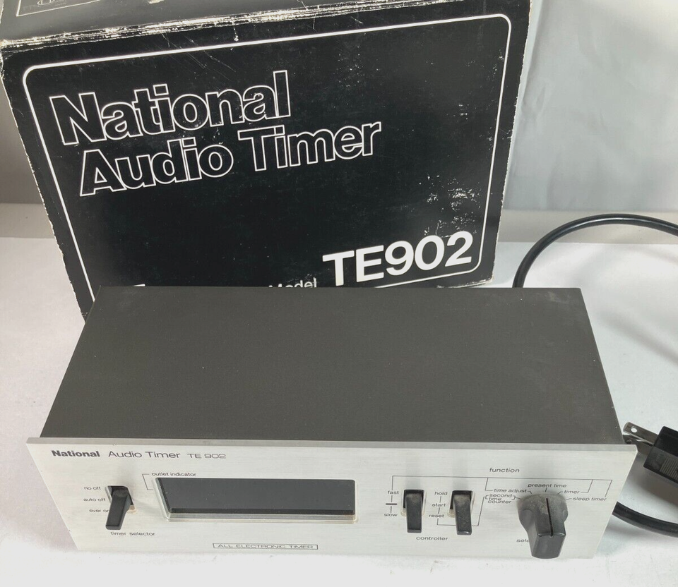 Vintage National Technics Audio Timer TE 902 All Electronic Timer US ...