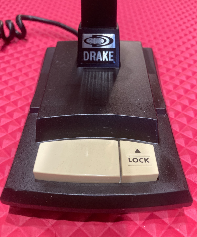 Drake Desk Microphone Ham Radio (No model on unit) (Untested, parts or ...