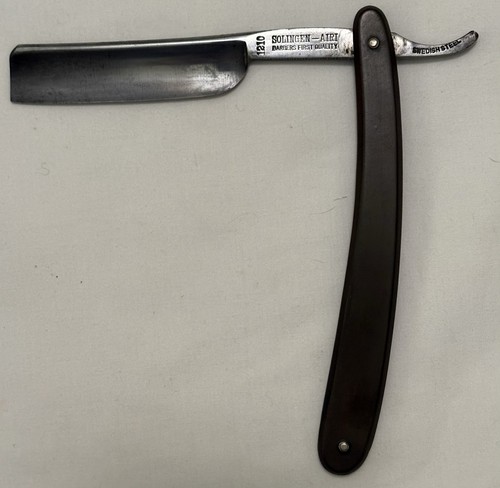 Vintage Straight Razor Swedish Steel Solingen-Airi 1210 Germany | eBay