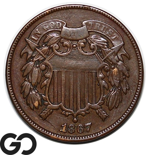 1867 Two Cent Piece | eBay