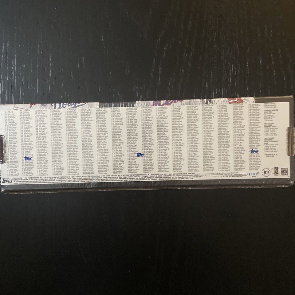 2020 Topps Baseball Complete Set Factory Sealed Orange Target Auto Or ...