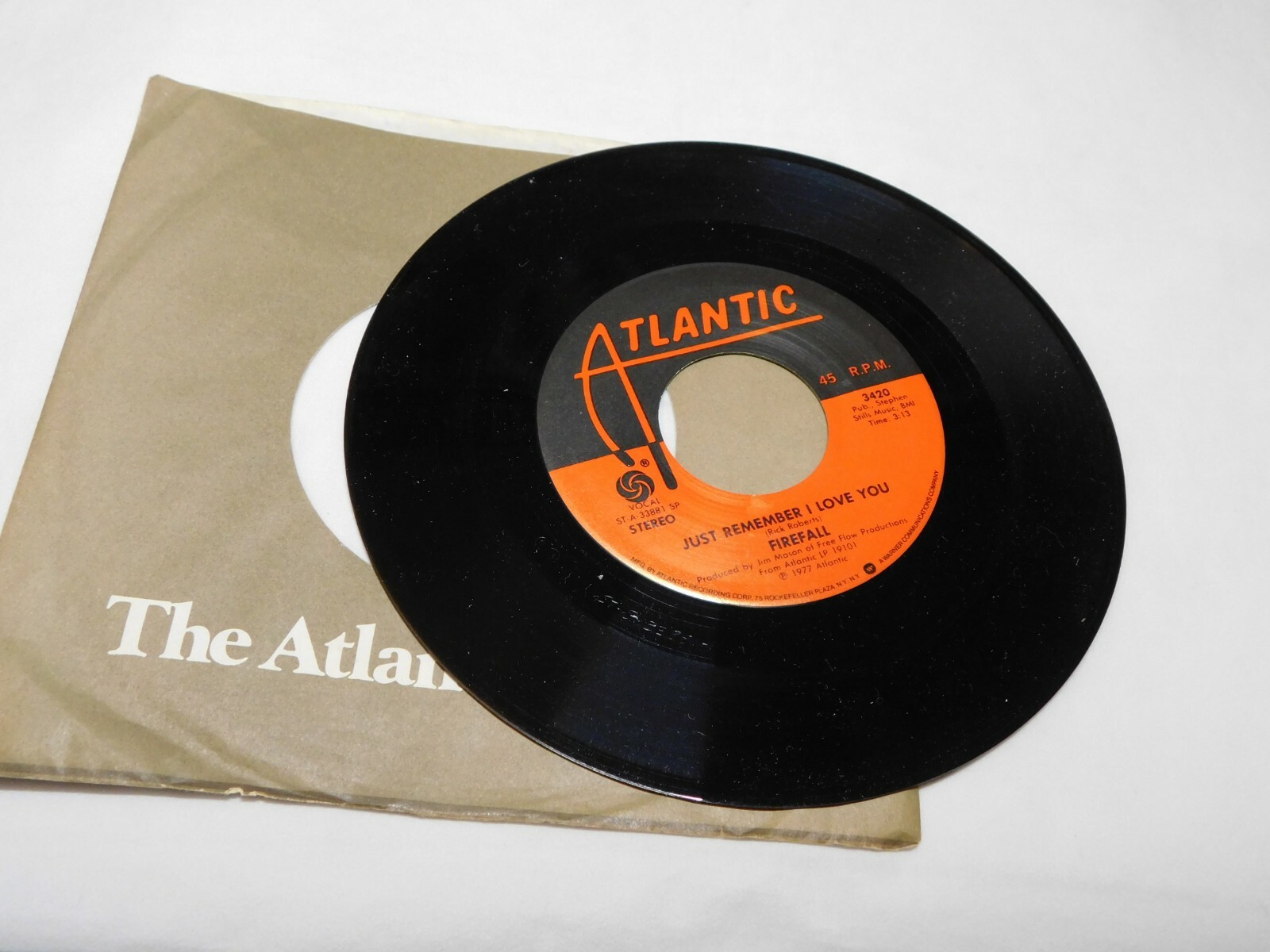 FIREFALL JUST THINK / JUST REMEMBER I LOVE YOU 45 RPM RECORD 006 | eBay