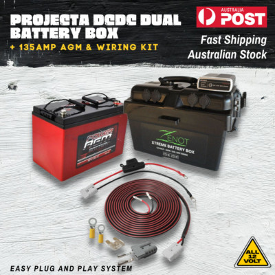 Complete 12 Volt 135 AMP Dual Battery System With DC-DC Charger – Easy ...