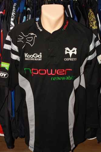 Ospreys Rugby Union Wales Kooga 2007/2008 Home Jersey Shirt Kit Top | eBay