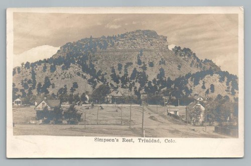 Simpson's Rest TRINIDAD Colorado RPPC Antique Real Photo Postcard ...