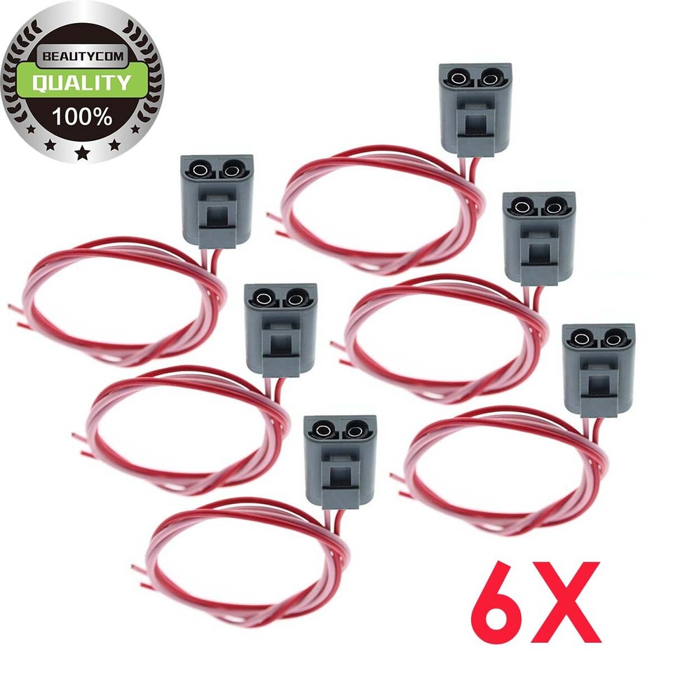 6 Pack CONNECTOR PIGTAIL HARNESS 2-Pin For Volvo speed sensor 3523813 ...