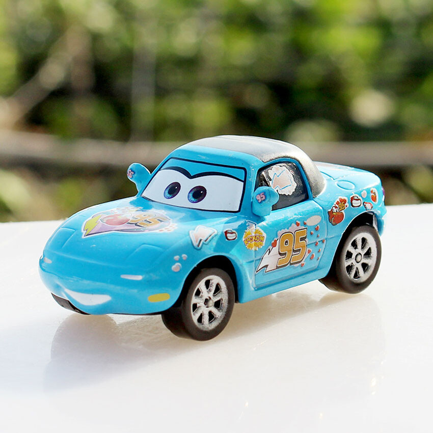McQueen Chick Hicks Fans MINI Disney Pixar Cars Movie Toy Diecast Model ...