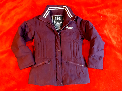 Boxeur Des Rues Purple Women M Winter Puffer Jacket Coat Boxing UFC BKF ...