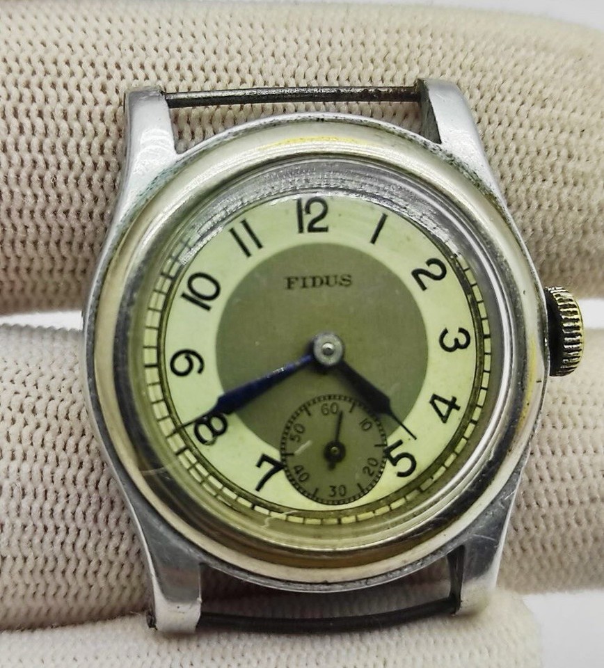 WWII Military Watch FIDUS Original Serviced Vintage RARE | eBay