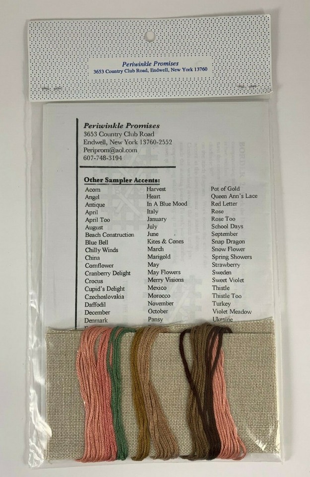 Periwinkle Promises Beach Construction Sampler Accent Silk & Linen ...