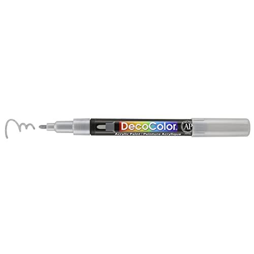 DecoColor Fine Tip Paint Marker Set 4/Pkg - Black, White, Gold And ...