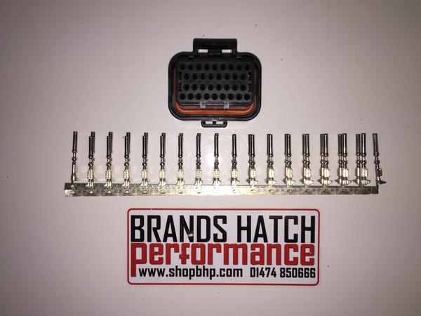 Pour Link G4X Écu 34 Voie Prise Connecteur B W/Plaqué Or Embouts ...