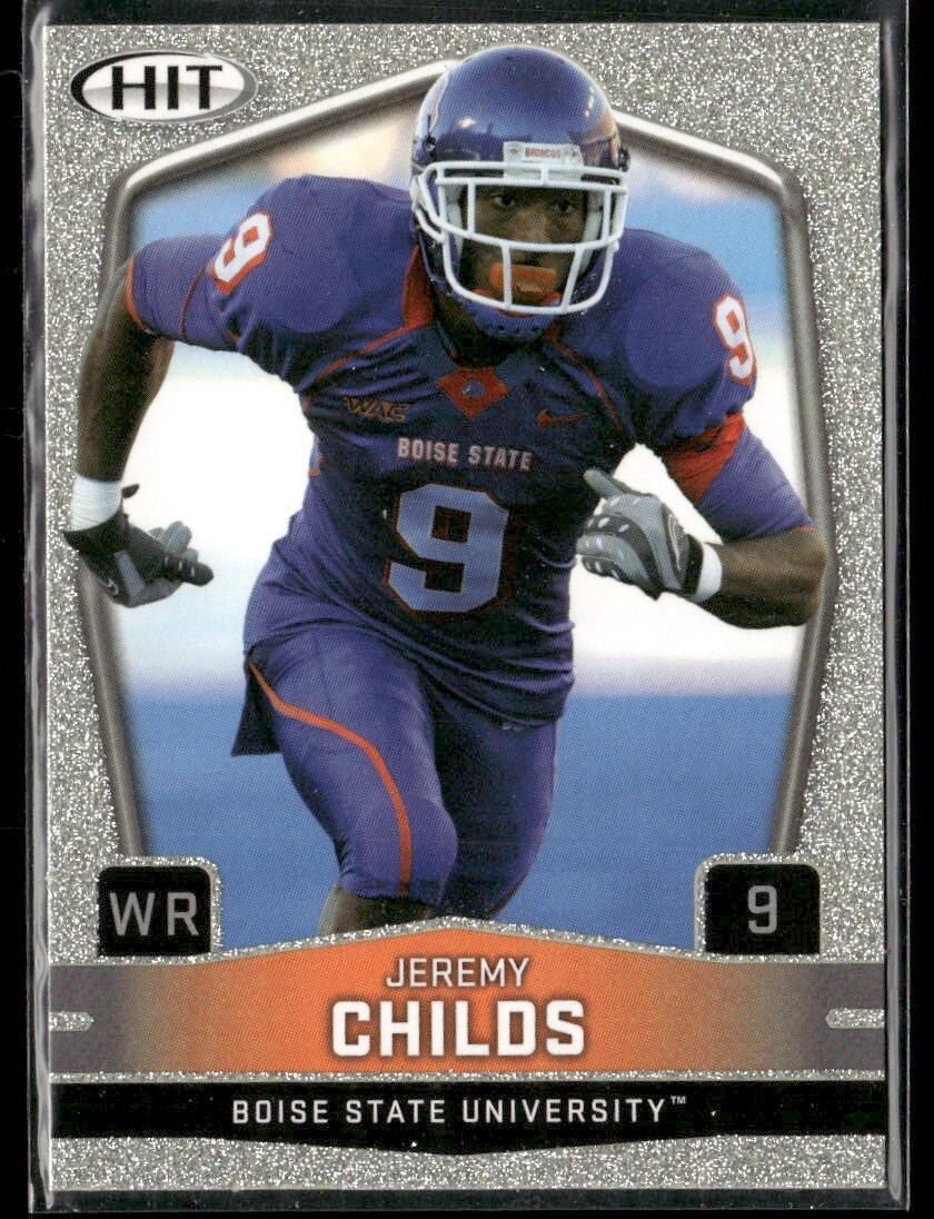 2009 Sage Silver Jeremy Childs #49 Boise State Broncos | eBay