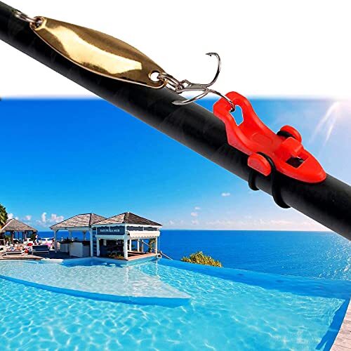 Fishing Hook Keeper Fishing Rod Hook Holder with 3 Different Rubber 6 ...