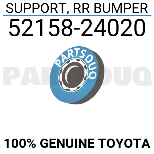 5215824020 Genuine Toyota SUPPORT, RR BUMPER 52158-24020 | eBay