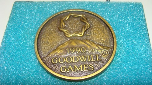 1990 GOODWILL GAMES Brass/Metal Medallion Seattle 1.9" in diameter | eBay