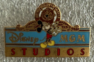 DISNEY WDW 1987 MICKEY MOUSE ORIGINAL DISNEY MGM STUDIOS LOGO CLOISONNÉ ...