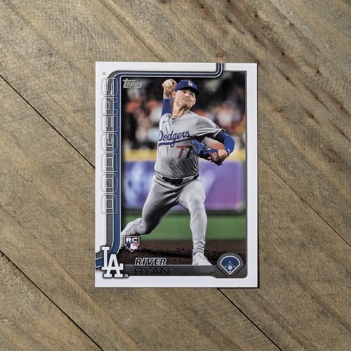 2025 Topps Series 1 #273 River Ryan Los Angeles Dodgers Baseball Card ...